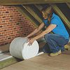 Recycled plastic insulation made from waste PET bottles